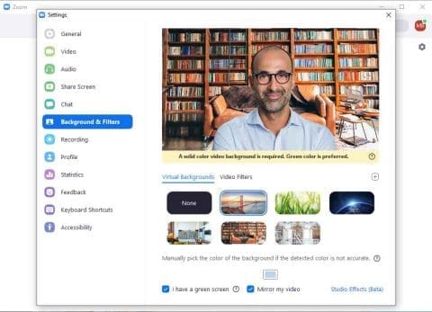 How to choose a Zoom virtual background | Obelisk Support